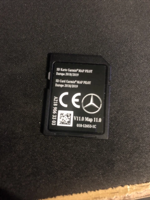 GENUINE MERCEDES BENZ SD Karte Garmin MAP PILOT Europe 2018/2019 V11.0 ...