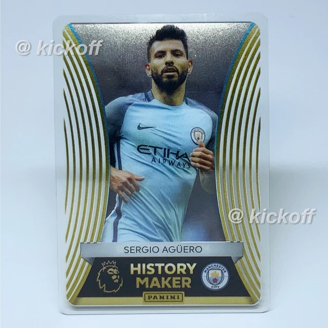 PANINI ADRENALYN XL 2025: AGUERO. History Maker Signature card ...