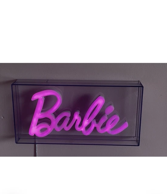 BARBIE LED NEON Light fun pop of colour to your home (15cm) £5.43 ...