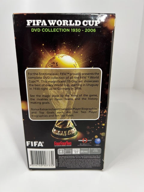 FIFA WORLD CUP DVD Collection 1930-2006 - 15 Disc Box Set - DVD ...
