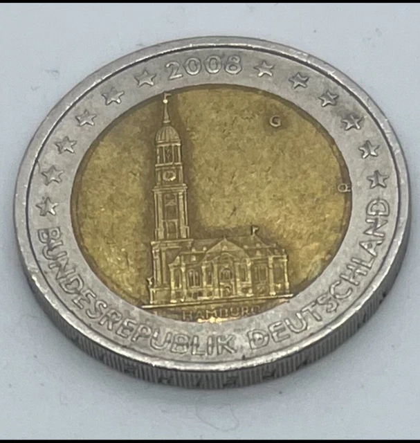 2 EURO MÜNZE Hamburg Michel Gedenkmünze 2008 Mit Sehr viele Fehlprägungen EUR 250,00 - PicClick DE