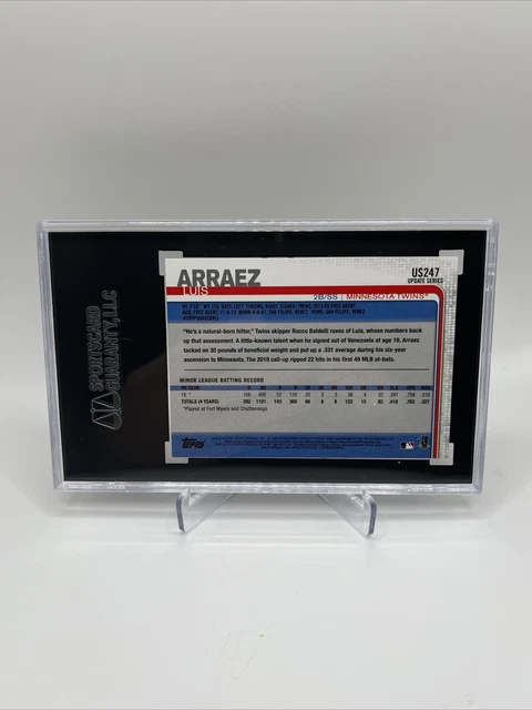2019 TOPPS UPDATE Luis Arraez #US247 SGC 10 GEM Rookie RC $39.99 ...