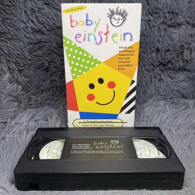 BABY EINSTEIN: LANGUAGE Nursery VHS Tape 2000 Ages 1-18 Months ...