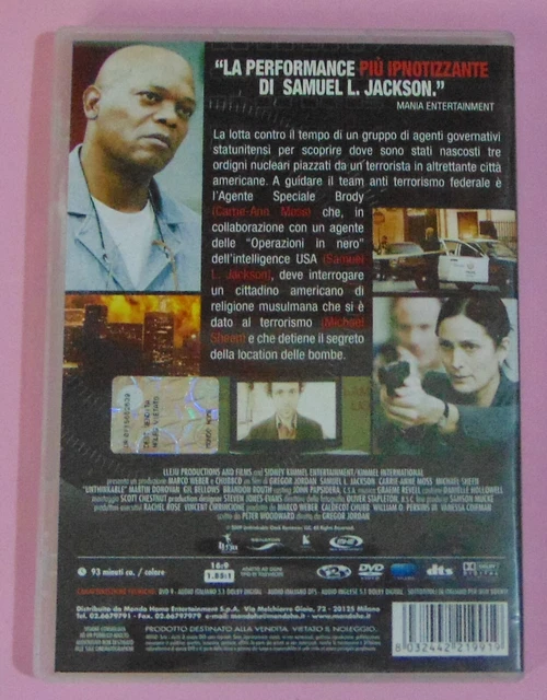 DVD UNTHINKABLE SAMUEL L. Jackson Carrie-Anne Moss Michael Sheen EUR 1 ...
