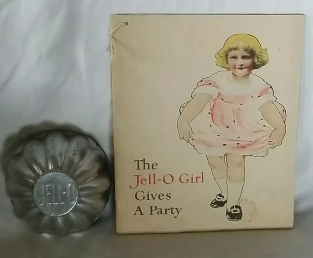 VINTAGE ILLUSTRATED JELL-O Recipe Booklet The Jell-O Girl With Jell-O ...
