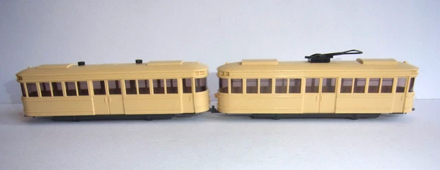 WIKING 749/750-STRASSENBAHN TRIEBWAGEN+BEIWAGEN 1:87-TOP- tram ...