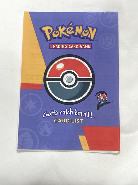 RARE POKEMON GOTTA Catch Em All Card List Book - Out of Print - Lightly ...