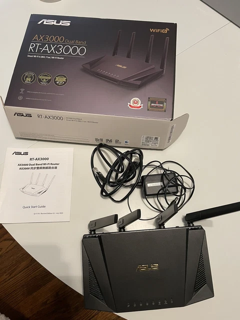ASUS RT-AX3000 WI-FI 6 Router - Dual Band Gigabit Wireless Router # ...