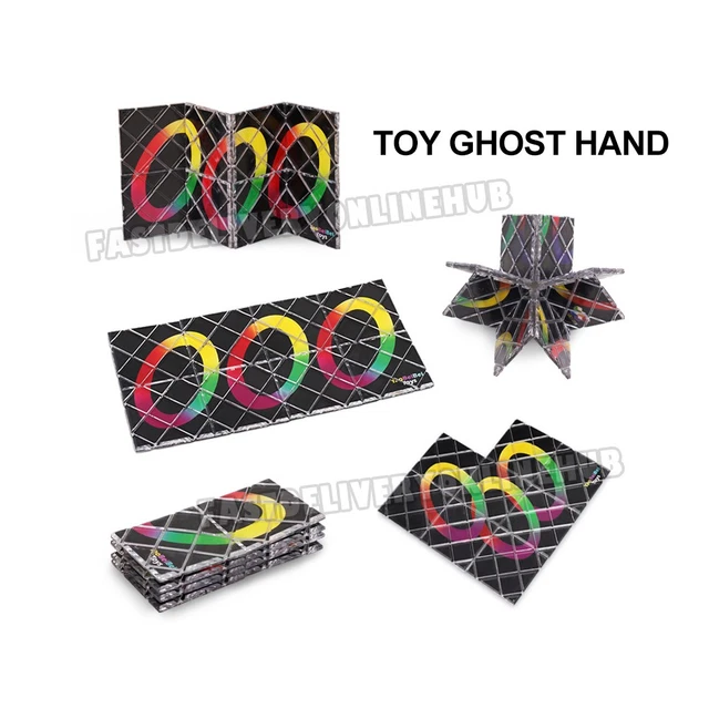 8 PANEL 3 Ring for Master Magic Folding Puzzle Toy Ghost Hand AU $8.35 ...