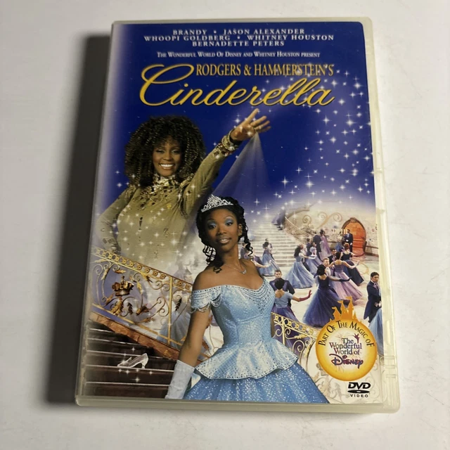 RODGERS & HAMMERSTEINS Cinderella (DVD, 1997) Brandy, Whitney Houston ...