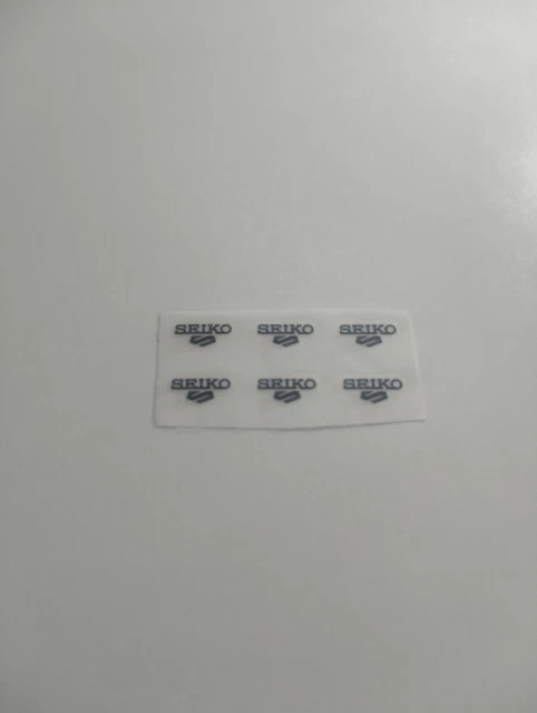 SEIKO 5 PROSPEX dial logo replacement emblem sticker watch mod BLACK UK ...