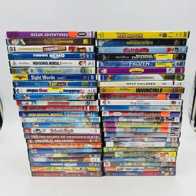 50 BULK LOT DVDs Wholesale Mixed Titles Family Comedy Drama Movies $24. ...