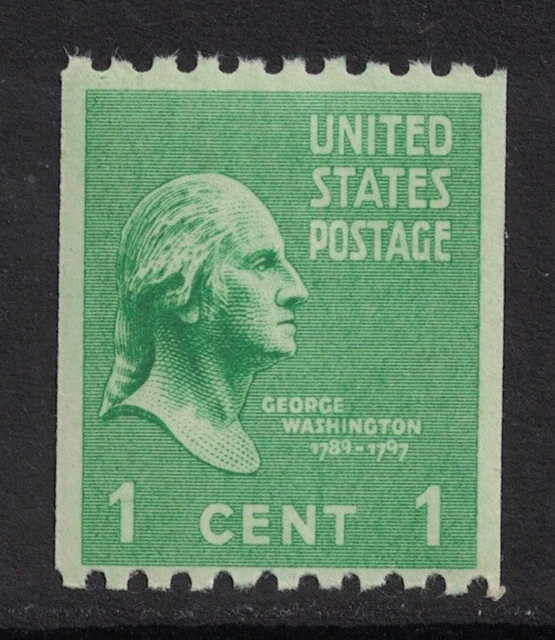 SCOTT 848- MNH, Coil- 1c George Washington- Presidential "Prexie ...