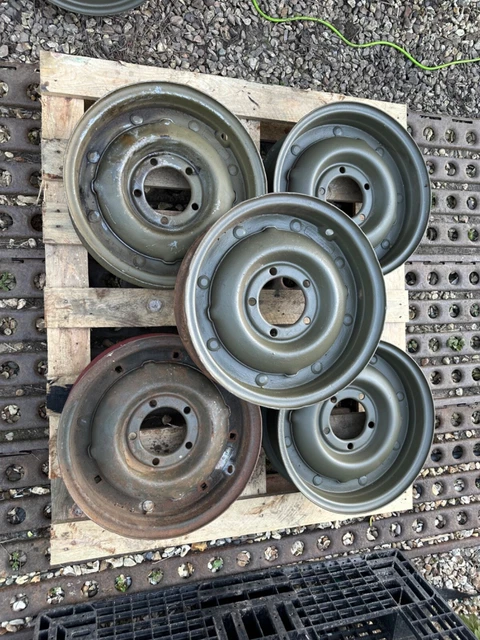 ORIGINAL WW2 WILLYS MB Ford GPW Combat Wheels Set £1,250.00 - PicClick UK