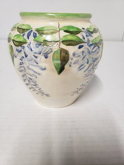 LISE B MOORCROFT Signed 35 of 750 Wisteria Lustre Vase Chelsea Works ...