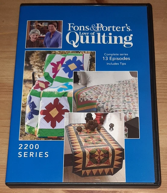 FONS & PORTER'S Love of Quilting: 2200 Series (DVD) 13 Episodes / How ...