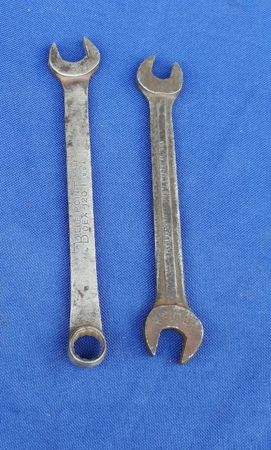 LOT (2) VINTAGE Blue Point Box and Open Wrenches Supreme & OEX 120 EUR ...