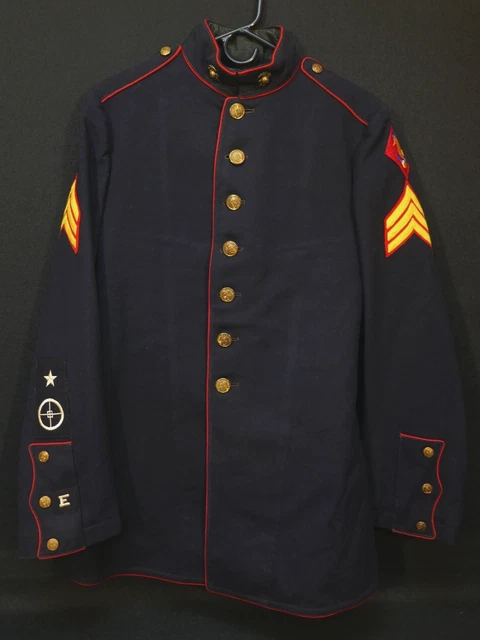 WW2 USMC MARINE Corps Dress Uniform PJ FULTON Pearl Harbor Survivor USS ...