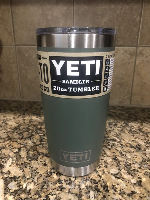 YETI RAMBLER 20OZ Tumbler w/Magslider Lid - Camp Green (Limited Edition ...