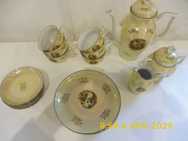 DDR KAFFEESERVICE DER 70er Jahre Kahla Porzellan Nymphe Madonna 23 teilig EUR 6,50 - PicClick DE