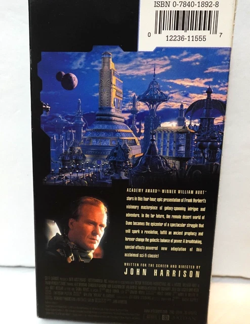 DUNE (WILLIAM HURT) VHS tape (tested) £1.78 - PicClick UK