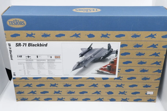 TESTORS LOCKHEED SR-71A/B Blackbird No.584 Model Kit - complete and new ...