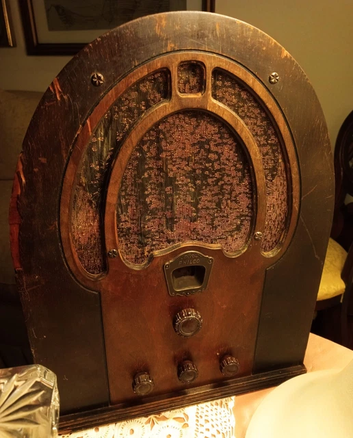 PHILCO 38 CATTEDRALE - farm radio era "Grande depressione" - 6 valvole ...