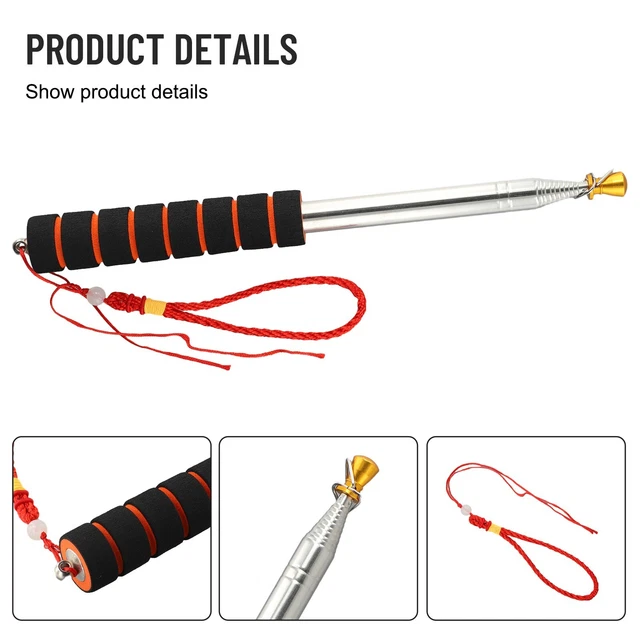 CONVENIENT HANDHELD POINTER for Flags and Banners with Retractable Pole ...