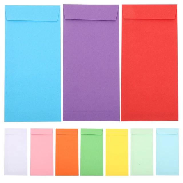 120 PCS SELF Adhesive Envelope Paper Savings Envelopes for Money Cash ...