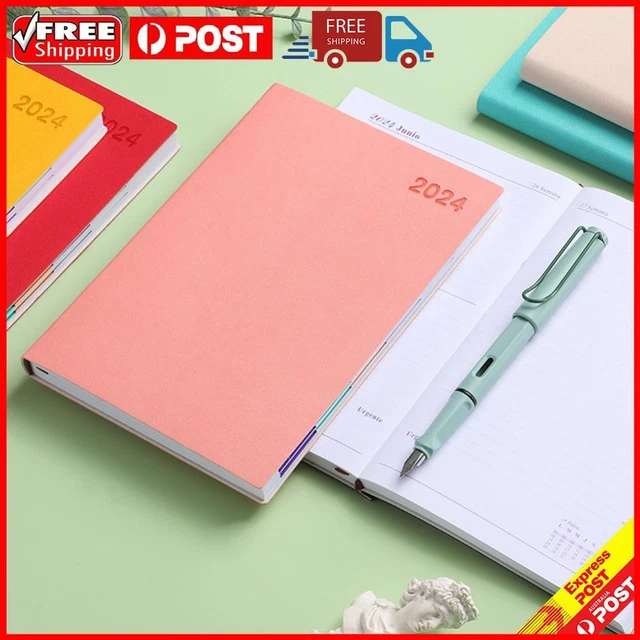 2024 A5 PLANNER Notebooks Efficiency Manual English Schedule for Office ...