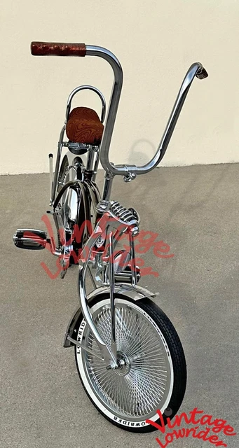 JANTES ET PNEUS Lowrider Vélo Chrome/Marron Marron 144 Rayons Lowrider ...