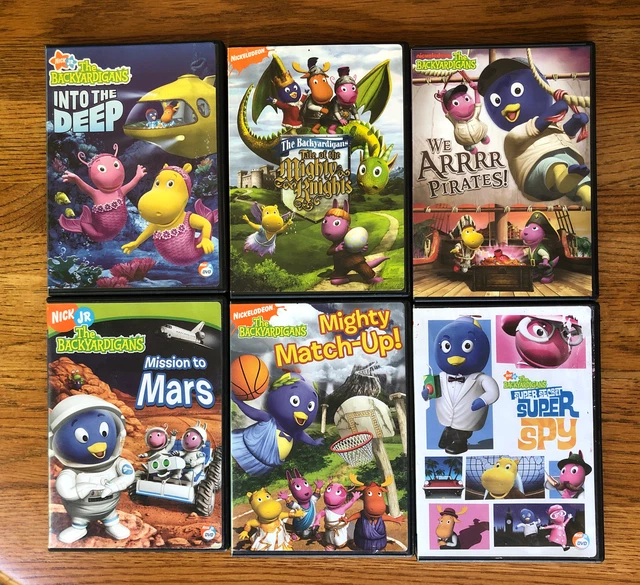 (6) NICK JR. The Backyardigans Children's DVD Lot: Mission to Mars ...