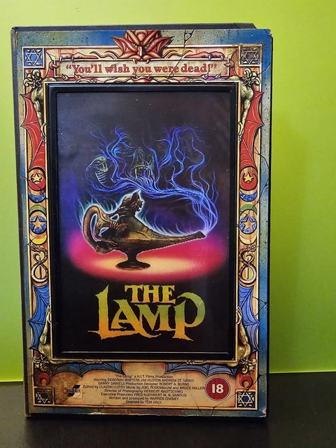 THE LAMP - Horror Film - Spotlight VHS Video 3d Holographic Case Rare £ ...