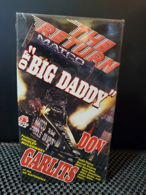 THE RETURN OF Big Daddy NHRA drag racing RARE VHS Don Garlits Matco ...