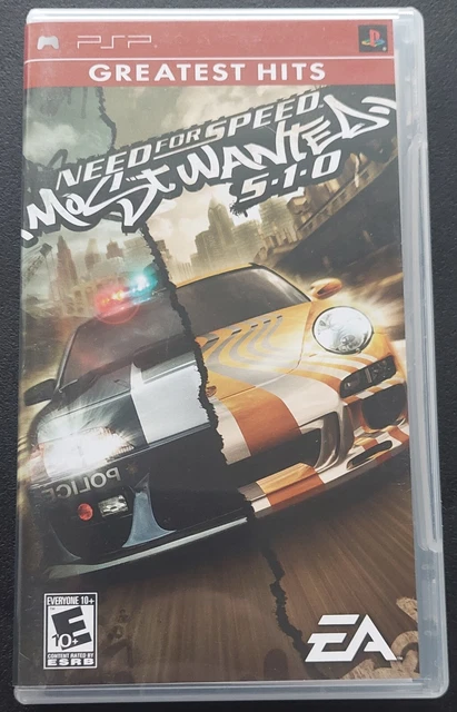 NEED FOR SPEED Most Wanted 510 Greatest Hits PSP CIB Tested and Working ...