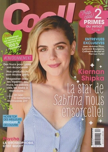 KIERNAN SHIPKA CHILLING adventures of Sabrina COOL magazine DUA LIPA ...