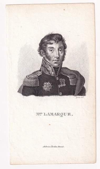 GÉNÉRAL JEAN MAXIMILIEN Lamarque Napoléon Bonaparte Guerres de Vendée ...