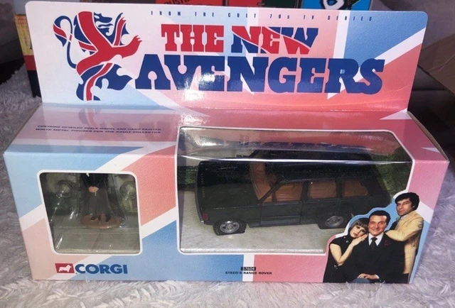 CORGI THE NEW Avengers Range Rover With Steed Figure 1/36 57604 £49.99 ...