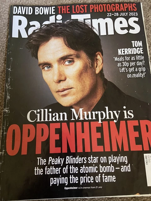 RADIO TIMES MAGAZINE Oppenheimer Cillian Murphy Tom Kerridge 22 - 28 ...