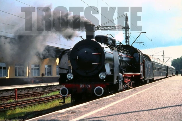 35MM SLIDE PKP Poland Railways Steam Loco Ok1 359 1990 Original Polish £4.97 - PicClick UK