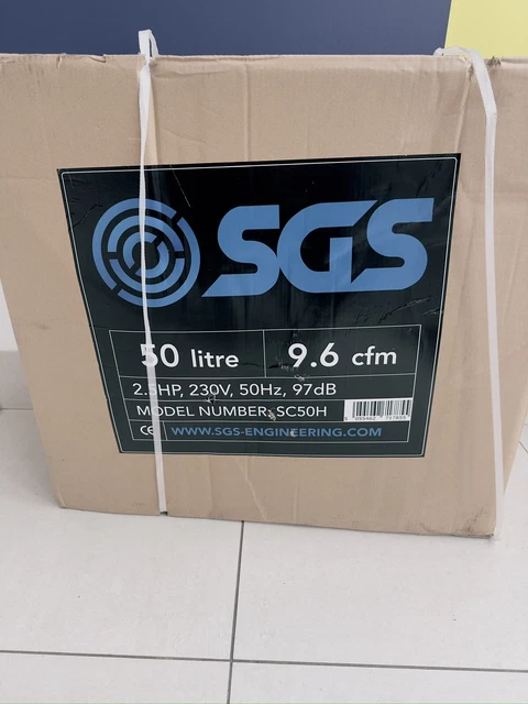 SGS SC50H 50L 9.6CFM 2.5HP Air Compressor £160.00 - PicClick UK