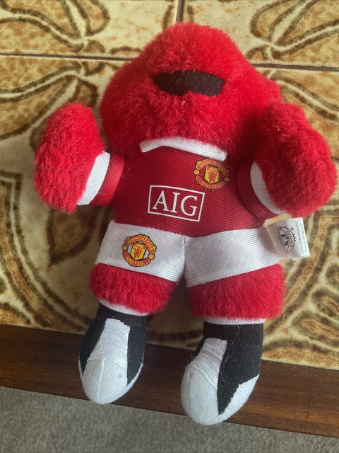 MANCHESTER UNITED FOOTBALL Club Fred the Red Devil Mascot Plush Soft ...