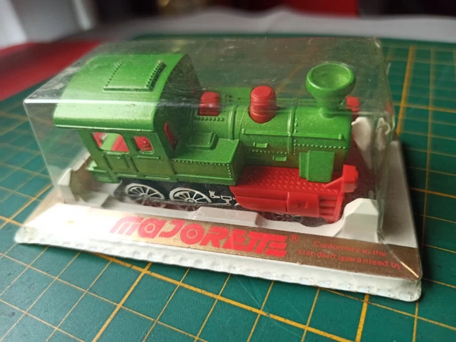 MAJORETTE N°278 TRAIN Locomotive Verte Western Boîte Originale blister ...