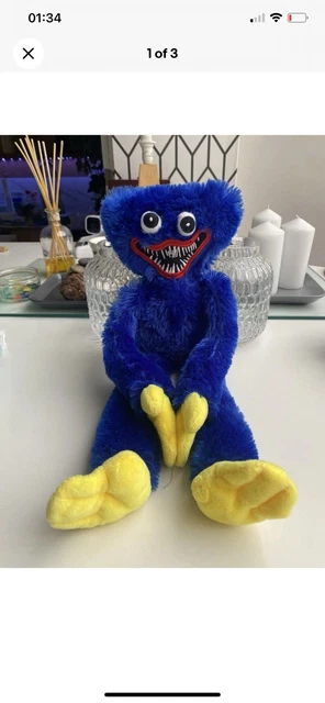 POPPY PLAYTIME BLUE Plush Toy 17 Inches Soft Stuffed Toy £8.12 ...