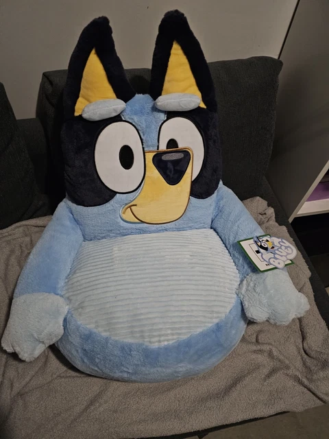BLUEY CHAIR LIMITED Edition, Rare, Plush, Character Bluey, TV Show ...