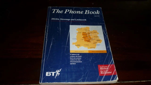 BT THE PHONE Book Hitchin, Stevenage & Letchworth, August 1997. £4.99 ...