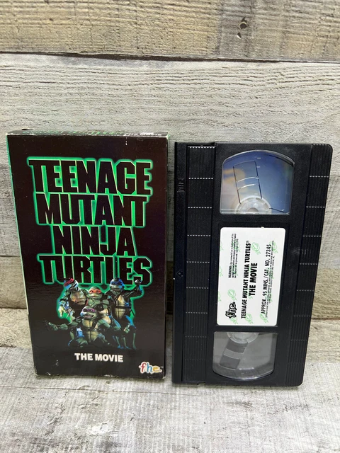 TEENAGE MUTANT NINJA Turtles TMNT The Movie VHS Video Tape 1990 Vintage ...