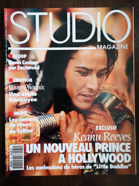 STUDIO MAGAZINE 1993 Keanu Reeves - Kevin Costner/Valérie Lemercier ...
