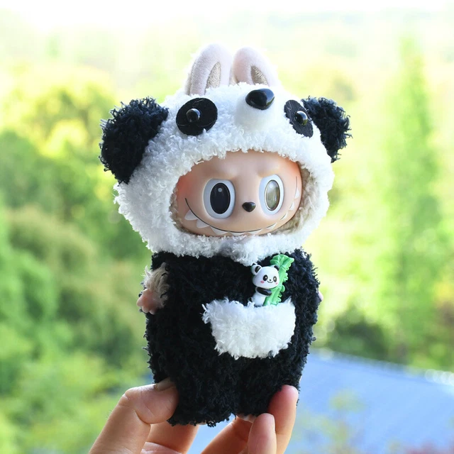 POP MART LABUBU The Monsters Plush Doll New Cute Two-piece Panda ...