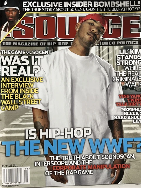 THE SOURCE MAGAZINE # 187 May 2005 The Game Vs 50 Cent Cover RARE Rap ...